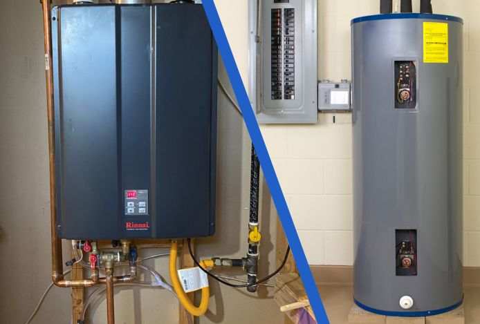 Choosing the Right Water Heater: Tankless vs. Tank Water Heaters